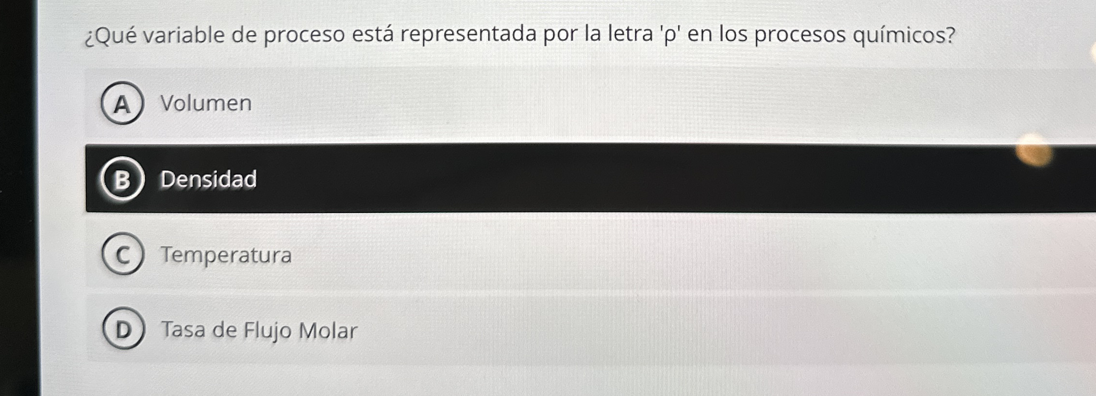 Solved ¿Qué ﻿variable de proceso está ﻿representada por la | Chegg.com