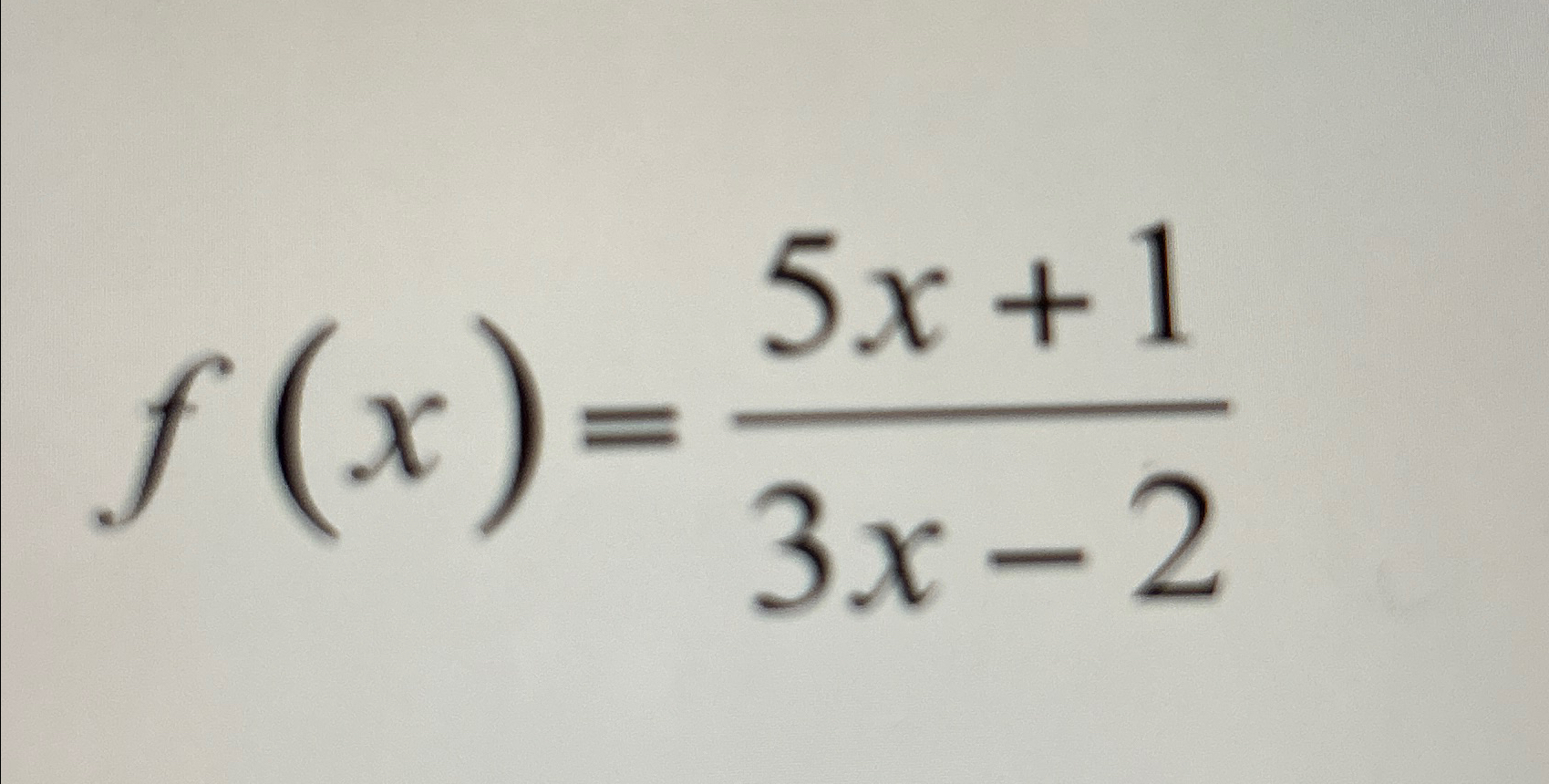 Solved Find The Domain Of The Function F X 5x 13x 2