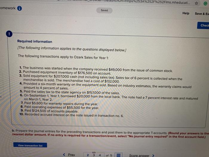 Solved Atps%253A%252F%252Fims.mheducati... omework Saved | Chegg.com