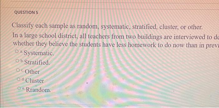 Solved State whether descriptive statistics, inferential | Chegg.com