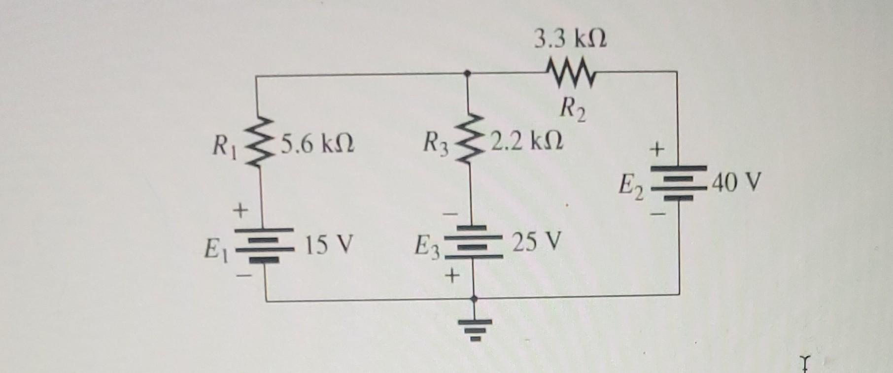 Solved Using Branch Current Analysis: 1) calculate the | Chegg.com