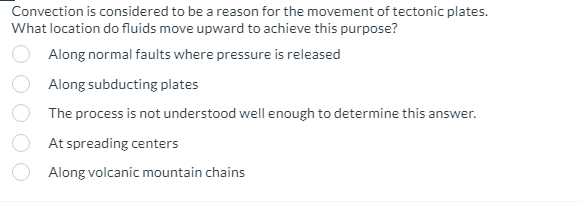 Solved Convection is considered to be a reason for the | Chegg.com