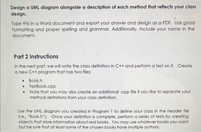 Solved - You have the option to complete the task either as | Chegg.com