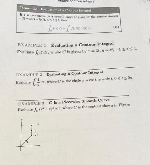 Solved Theorem 5.1 Evaluation of a Contour Integral If f is | Chegg.com