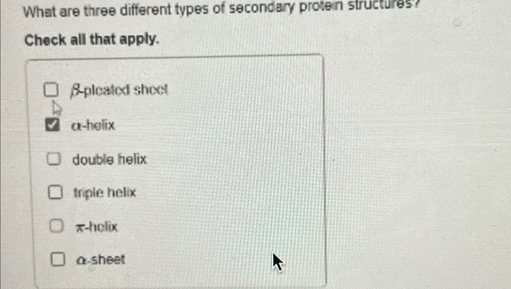 What are three different types of secondary proven | Chegg.com