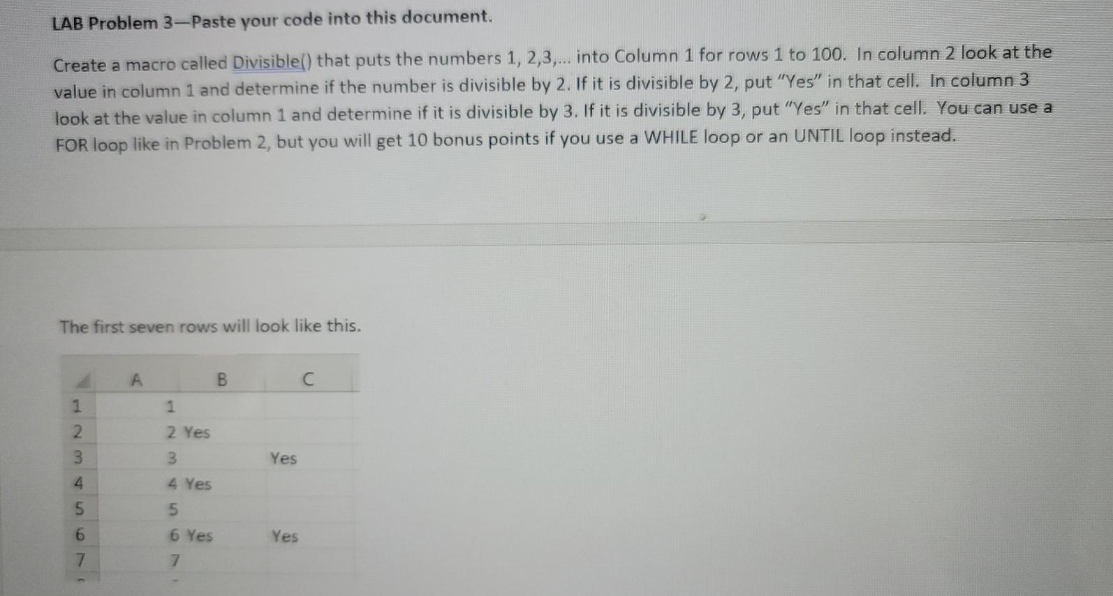 Solved LAB Problem 3—Paste your code into this document. | Chegg.com