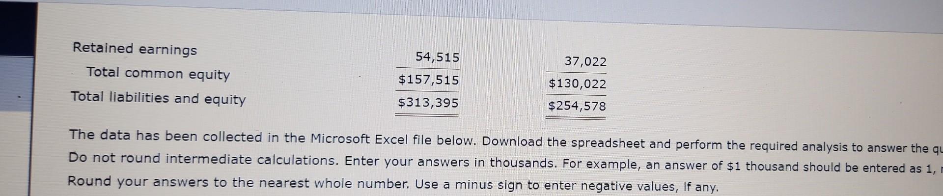 The data has been collected in the Microsoft Excel | Chegg.com