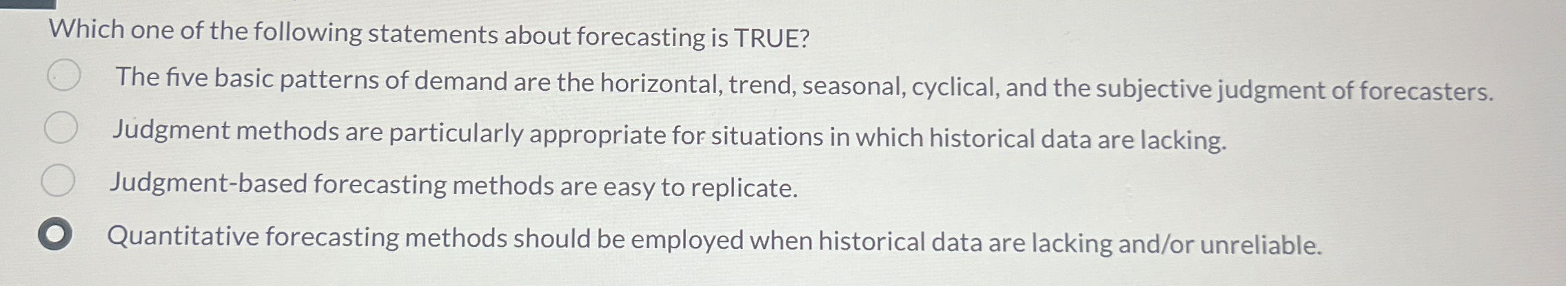 High Quality SOLUTION Which one of the following statements about | Chegg.com