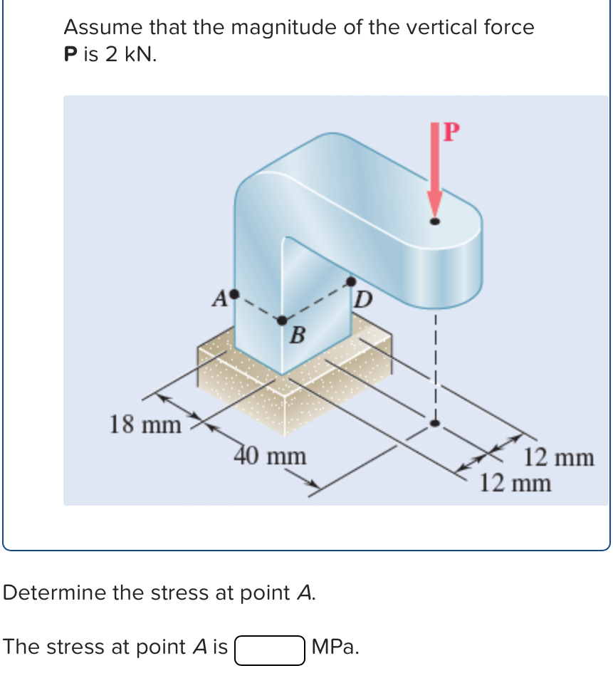Solved Assume that the magnitude of the vertical force P ﻿is | Chegg.com