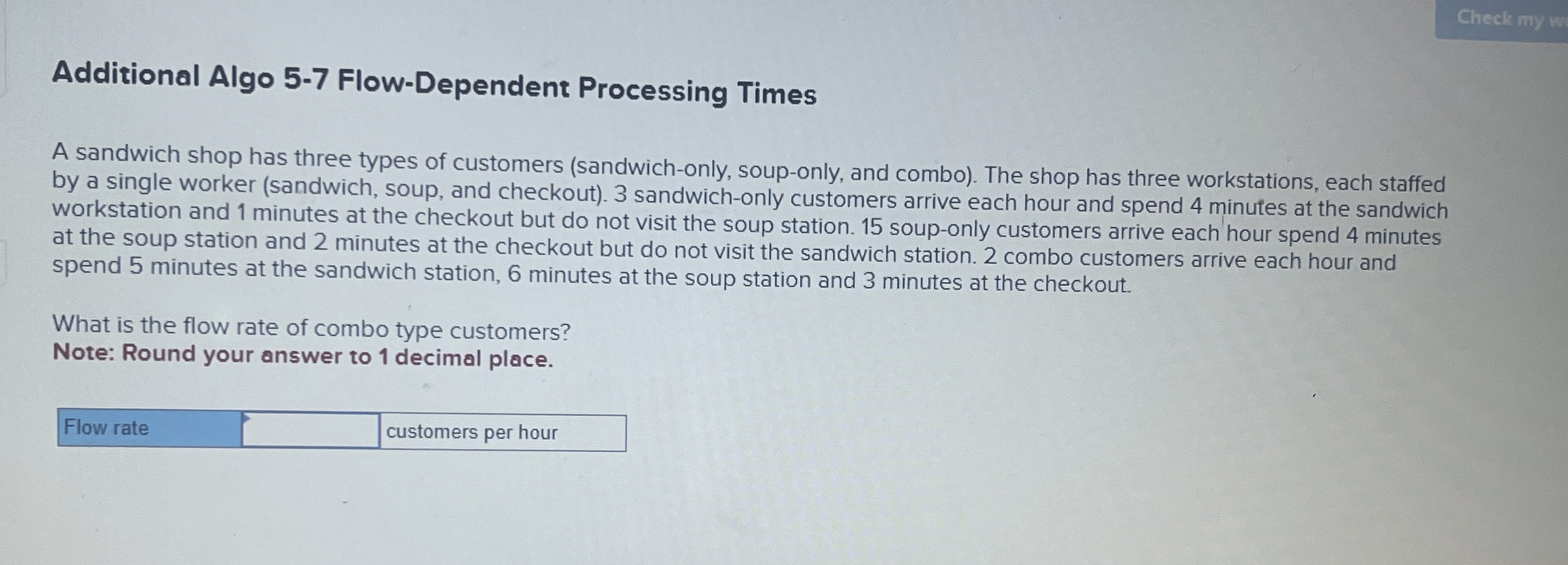 Solved Check my wAdditional Algo 5-7 ﻿Flow-Dependent | Chegg.com