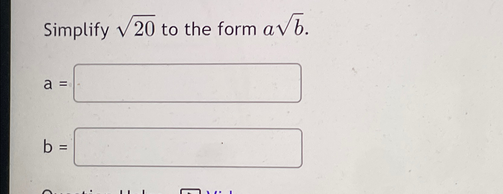 Solved Simplify 202 ﻿to the form ab2.a=b= | Chegg.com