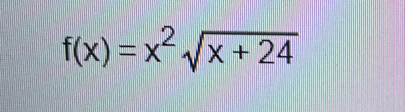 Solved Find the derivative of f(x)=x2x+242 | Chegg.com
