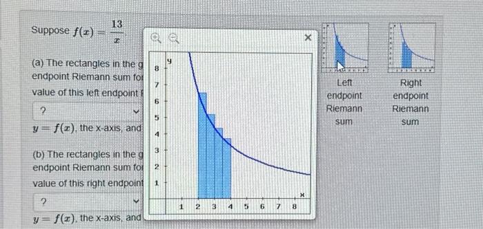 Solved Suppose f(x)=x13 (a) The rectangles in the graph on | Chegg.com