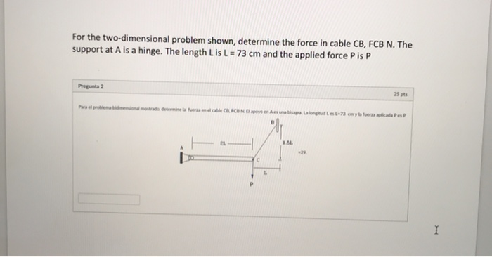 Solved For the two-dimensional problem shown, determine the | Chegg.com