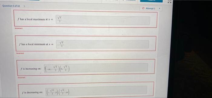 Solved Question of 10 > Amt Identify the domain of the | Chegg.com