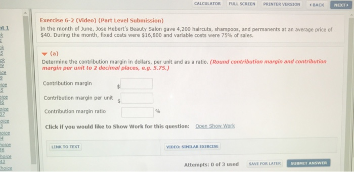 Solved menti Brief Exercise 6-10 a-b (Part Level Submission) | Chegg.com