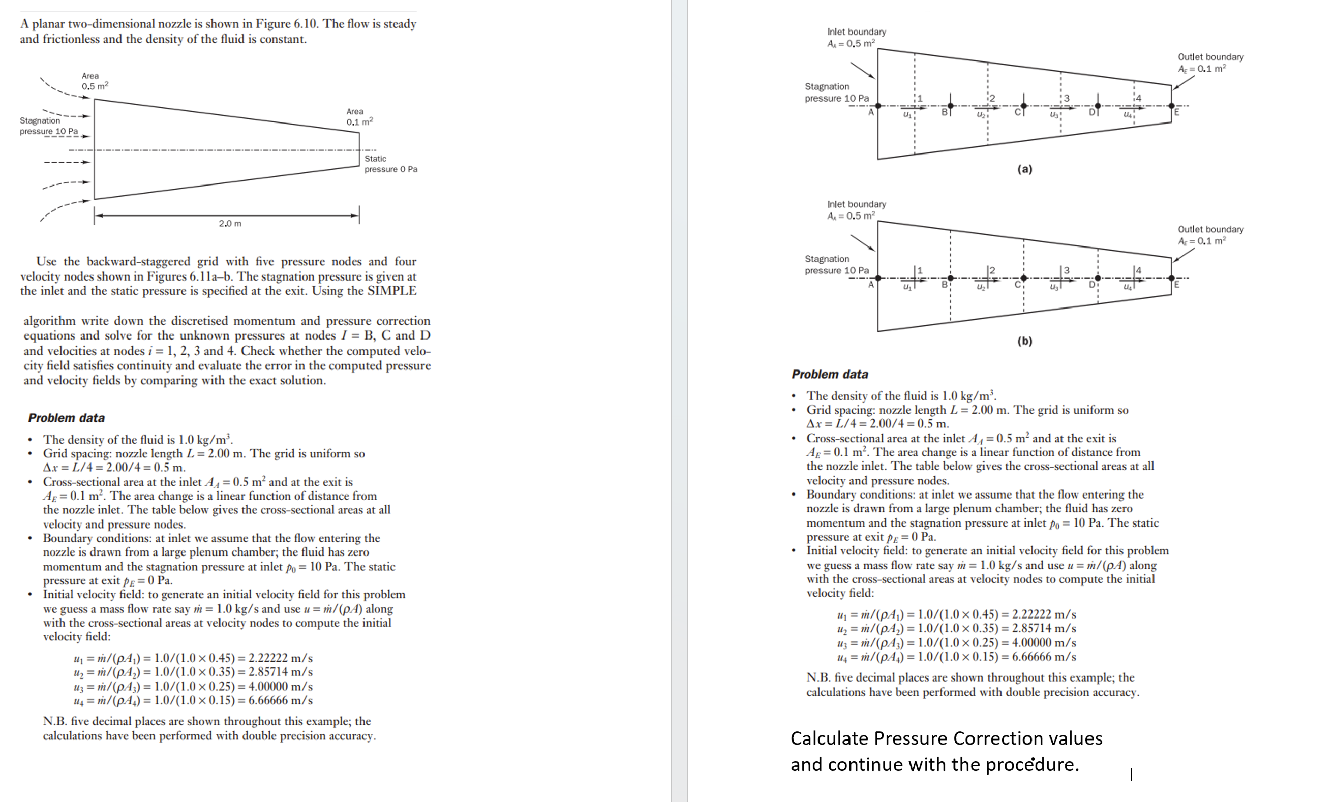 Solved A planar two-dimensional nozzle is shown in Figure | Chegg.com