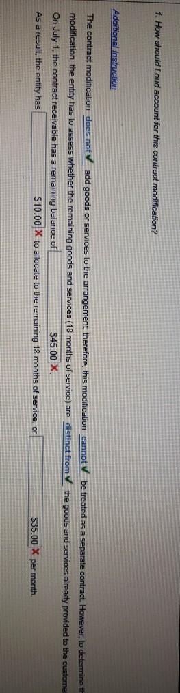 Instructions On January 1, 2019, Loud Company enters | Chegg.com