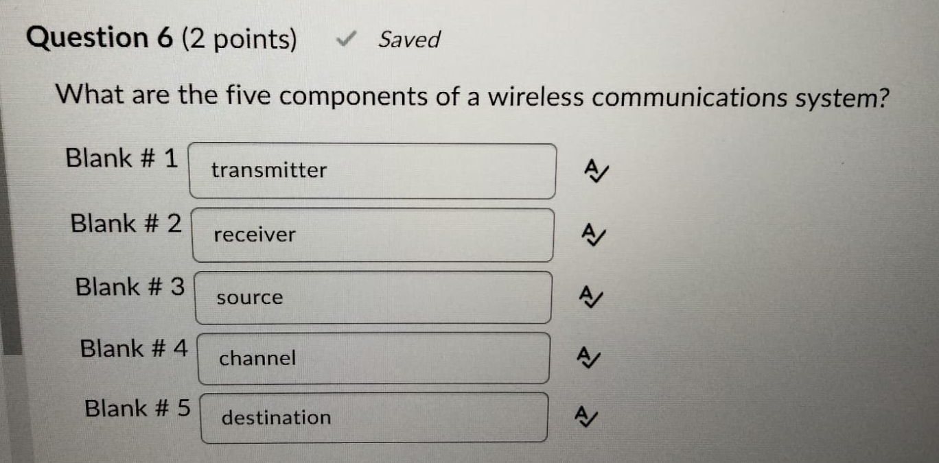 Solved Question 6 (2 points) SavedWhat are the five | Chegg.com Solved Question 6 (2 points) SavedWhat are the five | Chegg.com