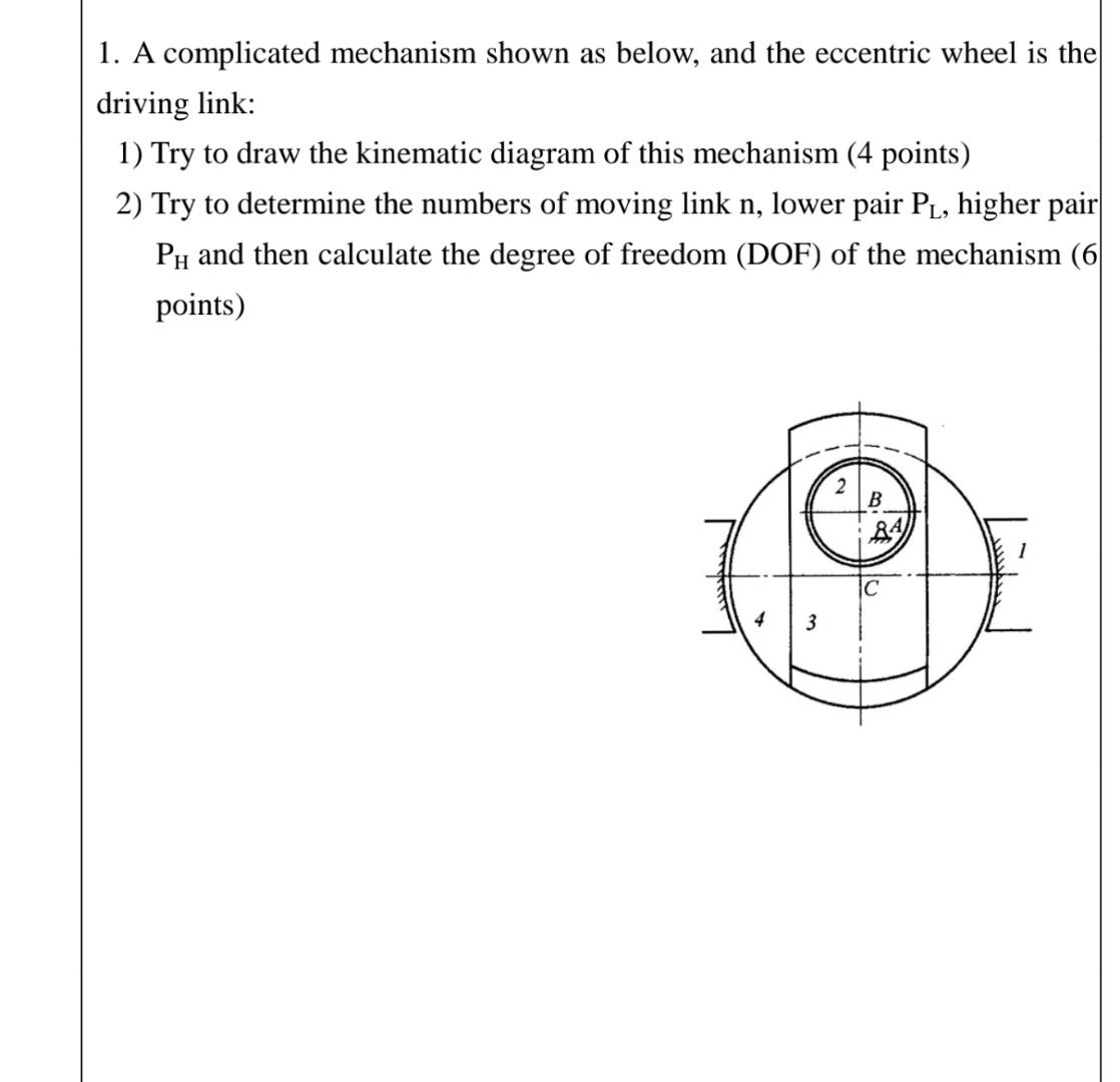 Solved 1. A complicated mechanism shown as below, and the | Chegg.com