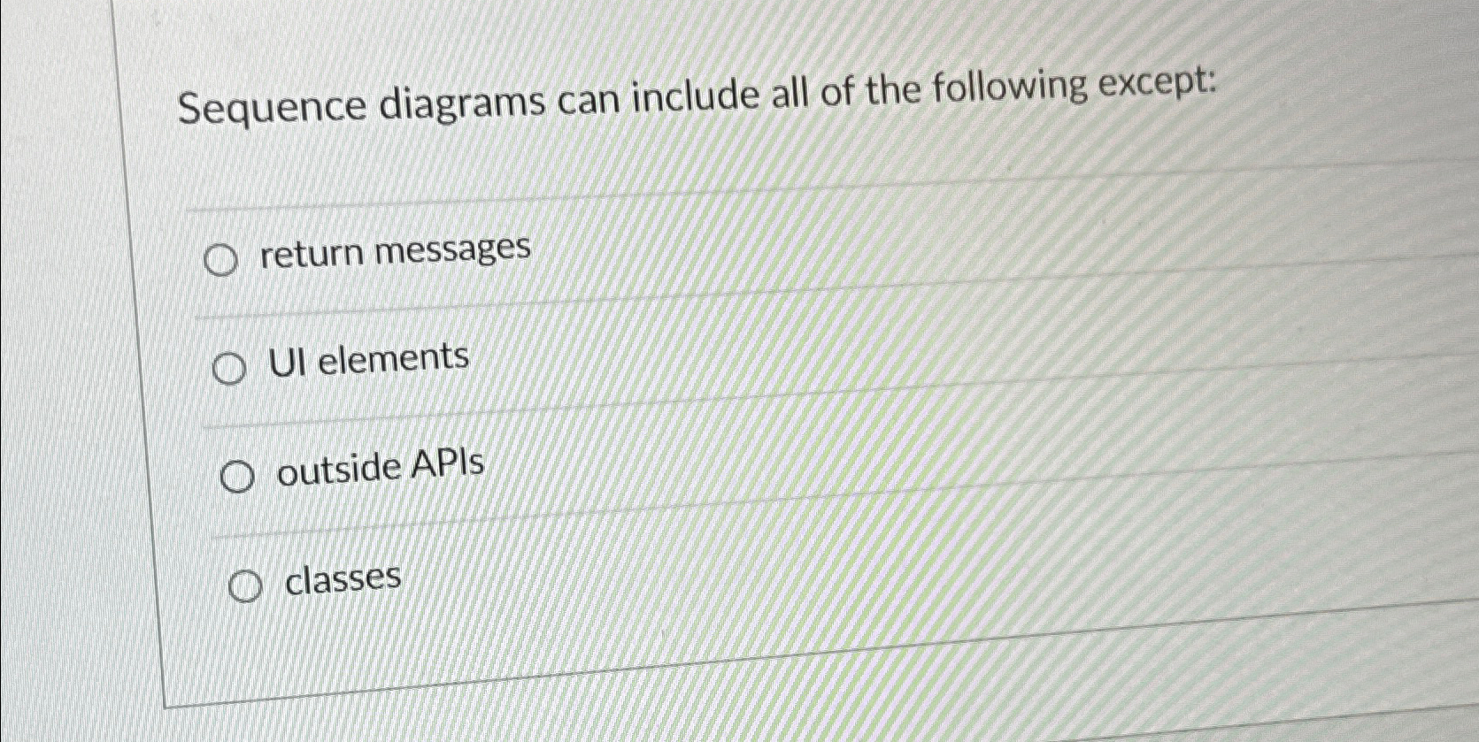 Solved Sequence diagrams can include all of the following | Chegg.com