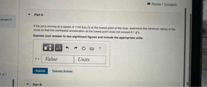 Solved A jet pilot takes his aircraft in a vertical loop, as | Chegg.com