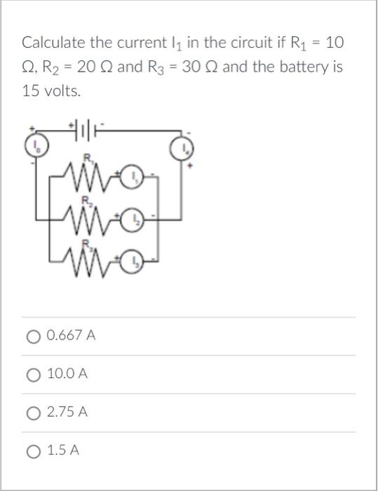 Solved Calculate the current I0 in the circuit if R1=10 | Chegg.com