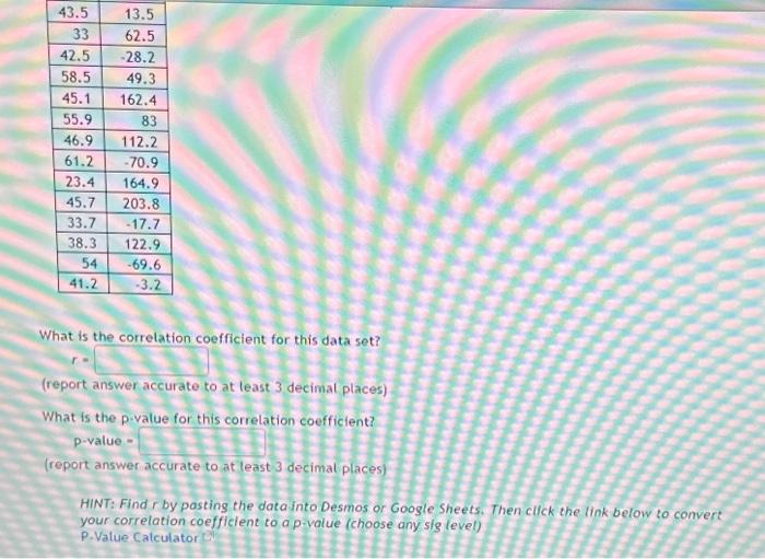 Solved they come together couldnt put the data in one | Chegg.com