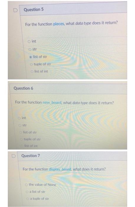 Solved For the function pieces, what data type does it | Chegg.com