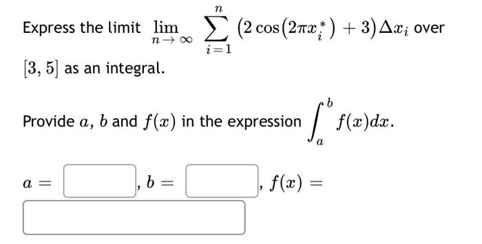 [Solved]: Please help me answer both please Express the limi
