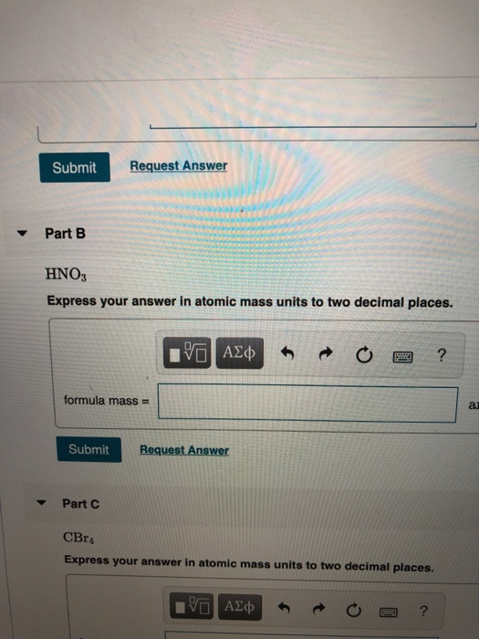 Solved Submit Request Answer Part B HNO3 Express your answer | Chegg.com