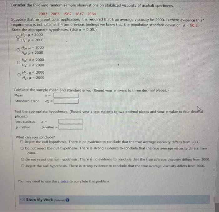 Solved Consider the following random sample observations on | Chegg.com
