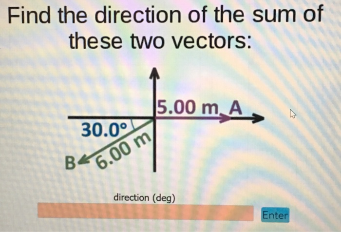 Solved Vector E is 0.111 m long in a 90.0° direction. Vector | Chegg.com