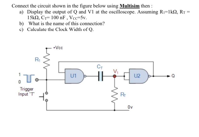 Solved Connect the circuit shown in the figure below using | Chegg.com