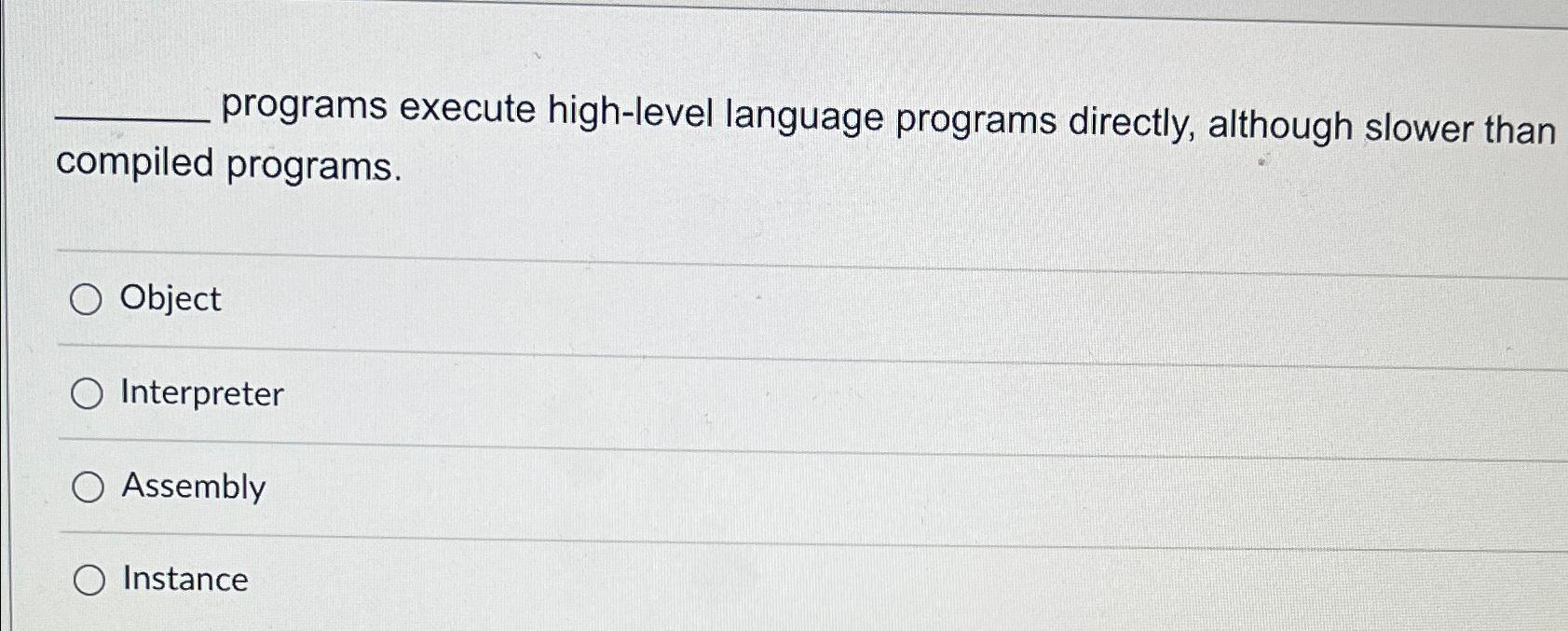 Solved programs execute high-level language programs | Chegg.com