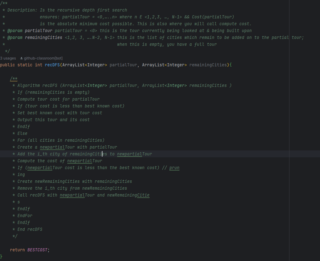 Solved ??*****Description: Is the recursive depth first | Chegg.com