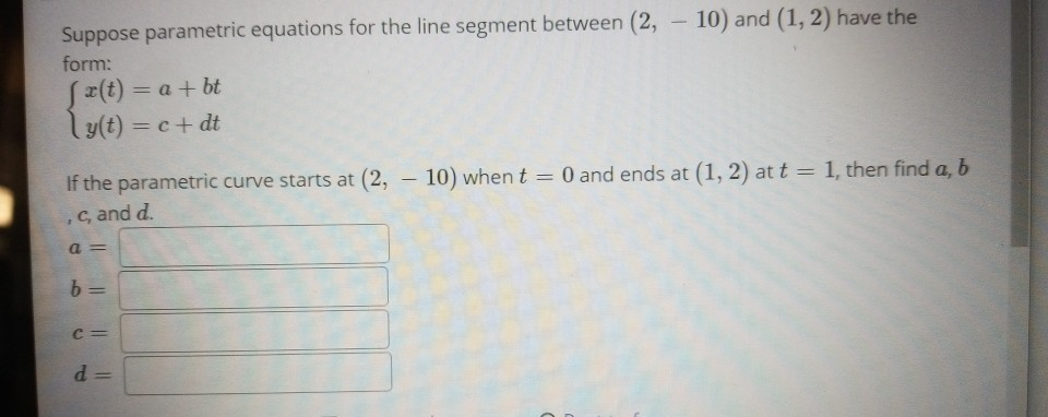 Solved Given the information below, define a set of | Chegg.com
