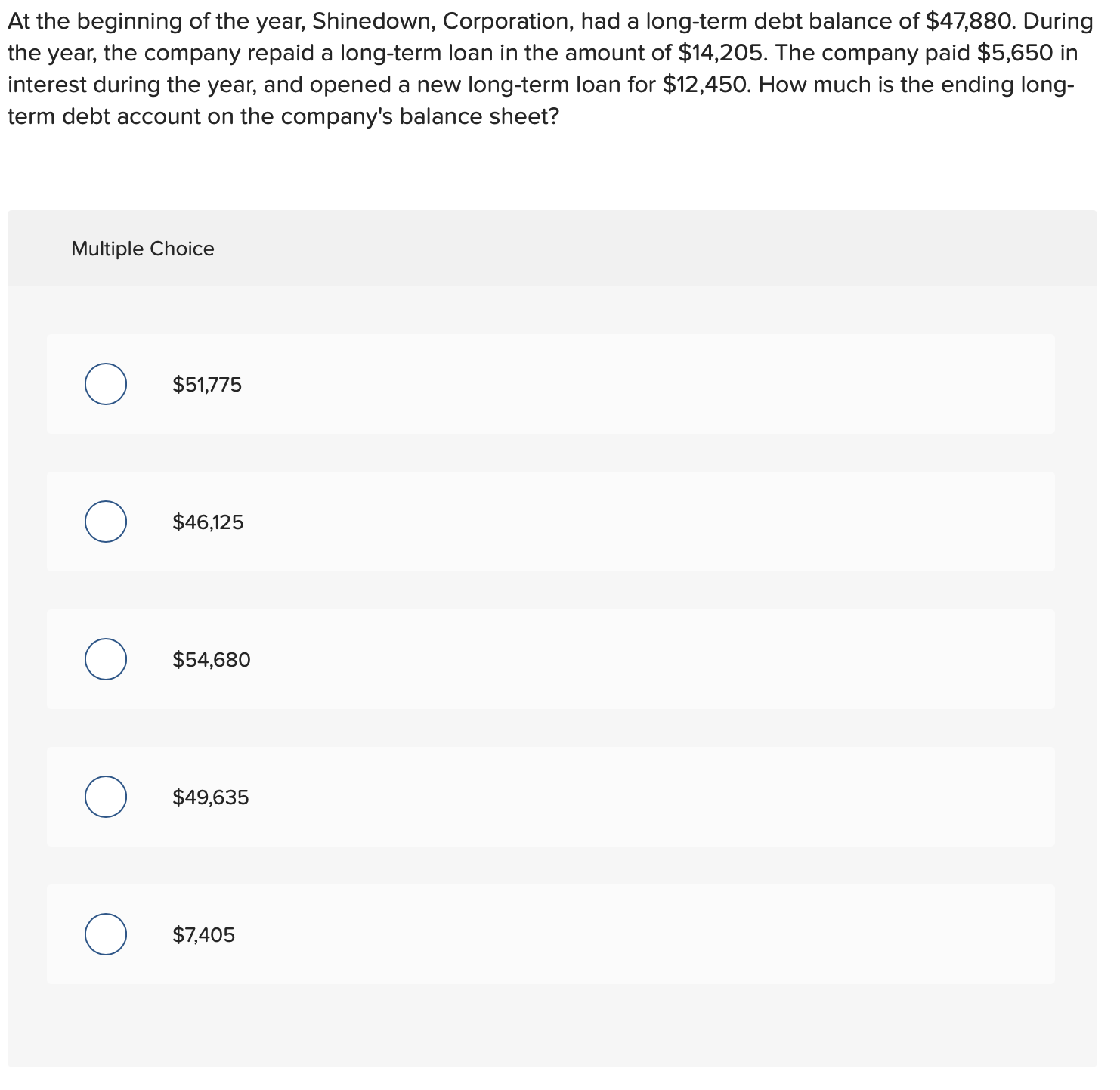 Solved At ﻿the beginning of ﻿the year, Shinedown, | Chegg.com