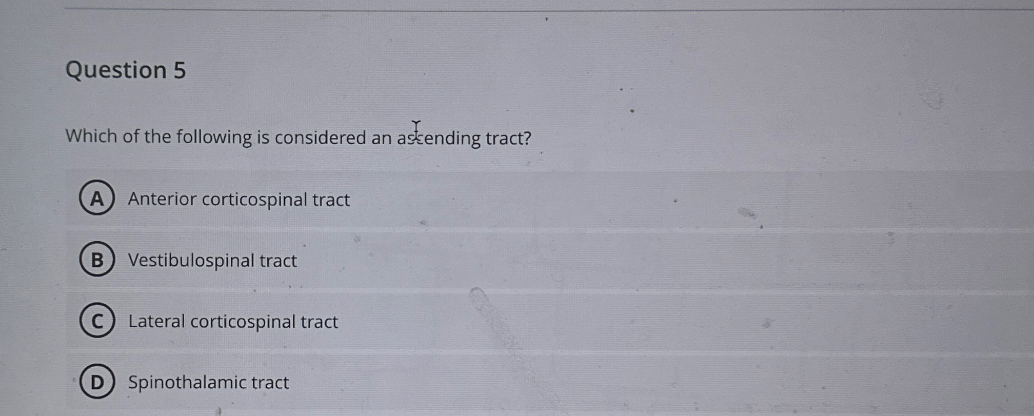 Solved Question 5Which of the following is considered an | Chegg.com
