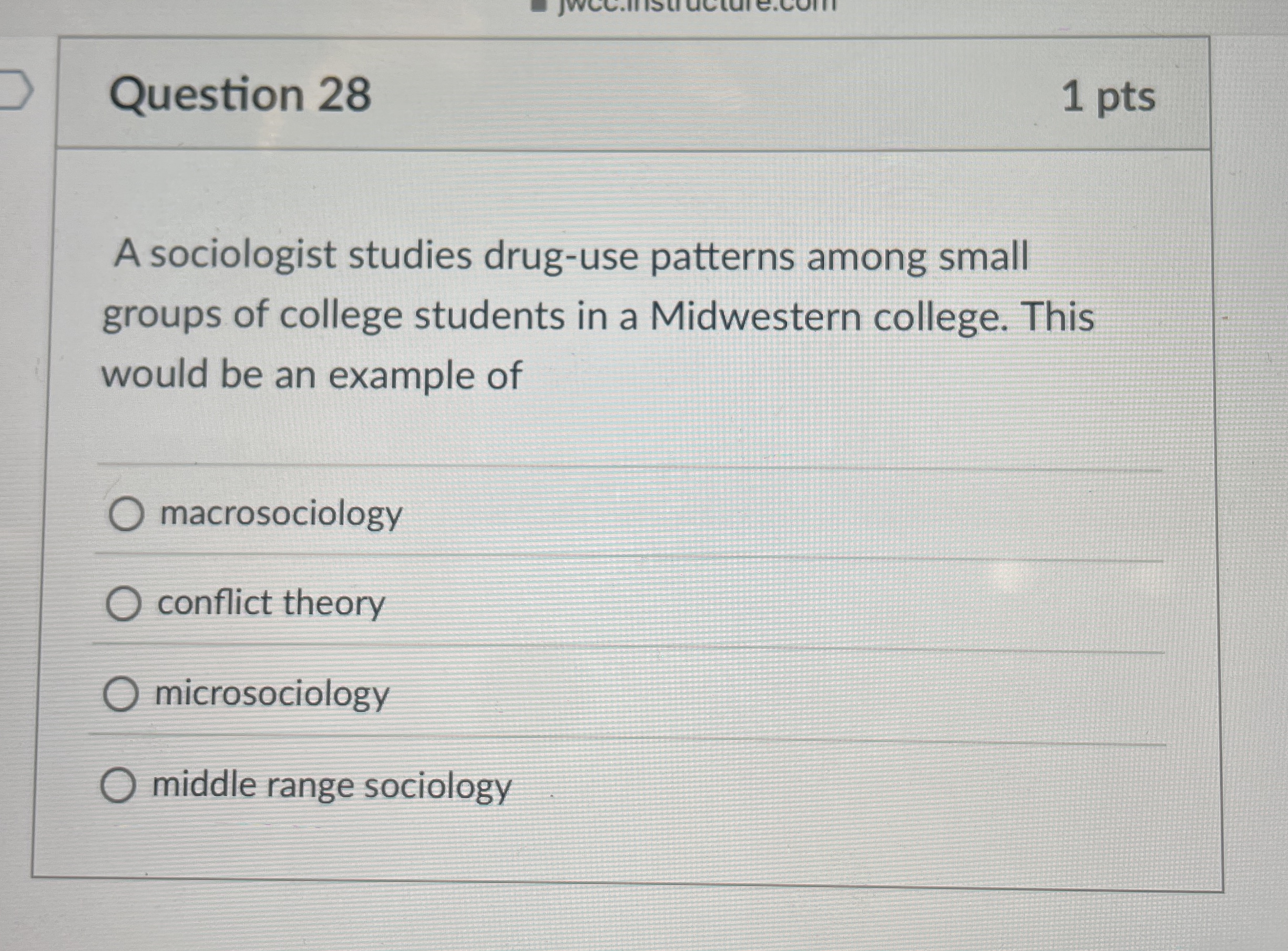 Solved Question 28A sociologist studies drug-use patterns | Chegg.com