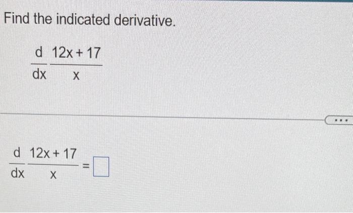 Solved Find Y′ For Y 2x−7 4x−1 Y′ Find Dxd 67x2−5x28
