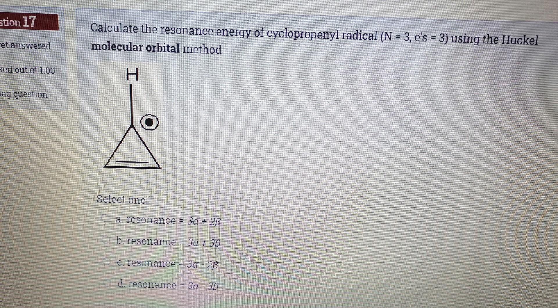 Solved stion 17 Calculate the resonance energy of | Chegg.com Solved stion 17 Calculate the resonance energy of | Chegg.com