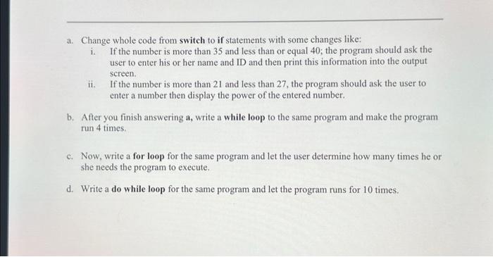 Solved Instructions: 1. Write your name and ID on top of | Chegg.com