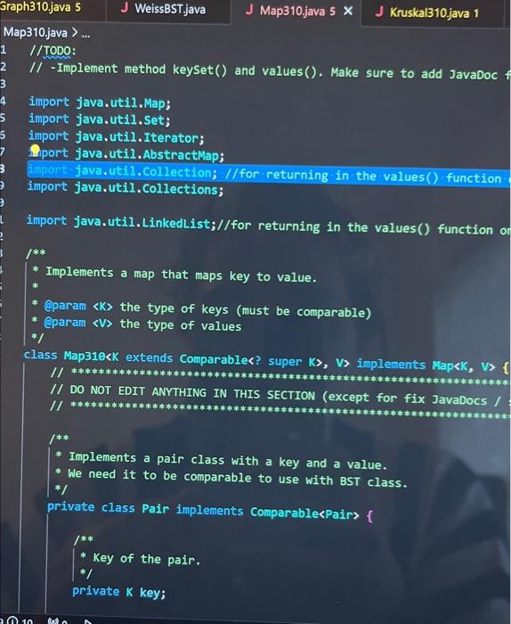 Solved the two last methods need to build without adding any | Chegg.com