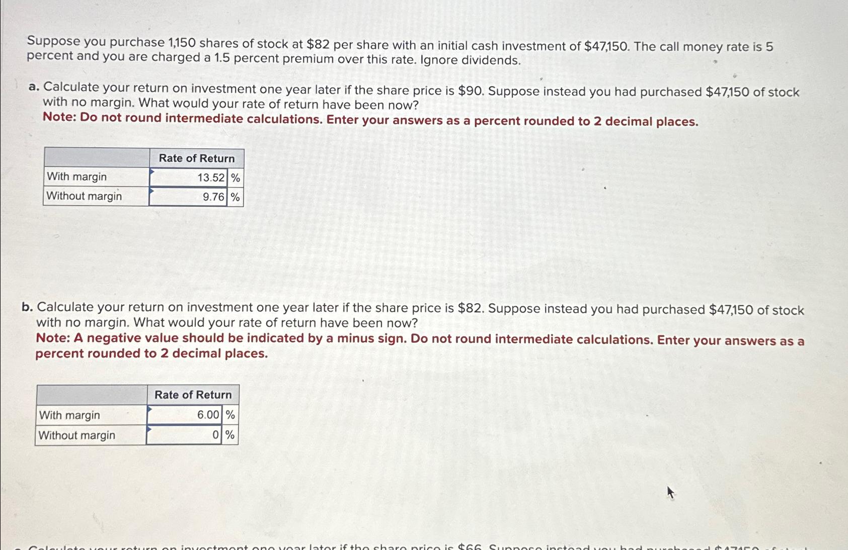 Solved Suppose you purchase 1,150 ﻿shares of stock at $82 | Chegg.com