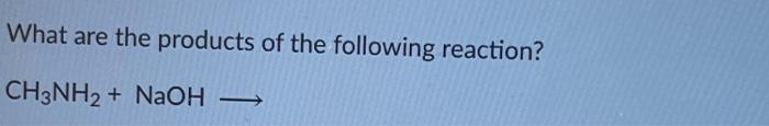 Solved What are the products of the following reaction? | Chegg.com
