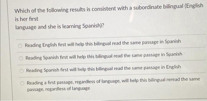 Solved Which of the following results is consistent with a | Chegg.com