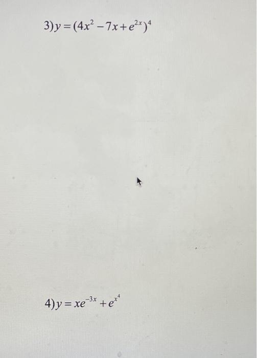 Solved Find the first derivative for each in the form of | Chegg.com