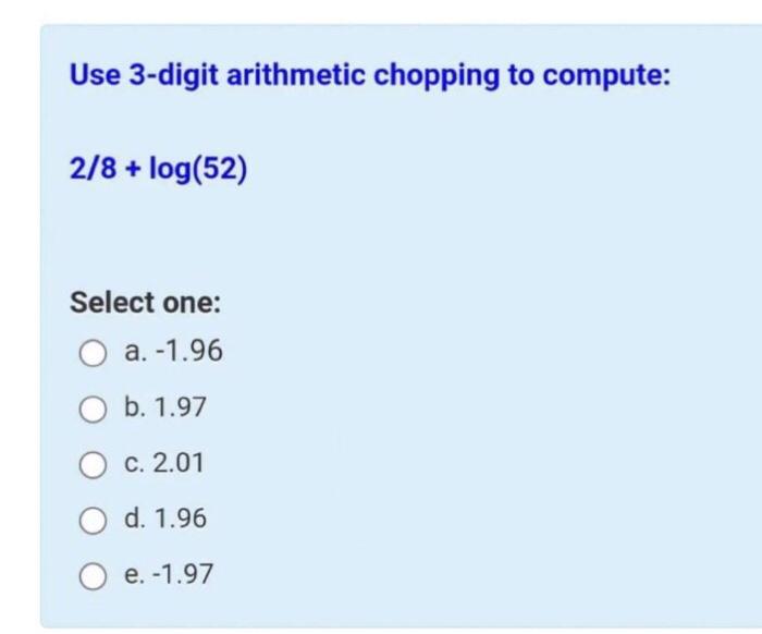 Solved Find The Minimum Number Of Iterations Required By The