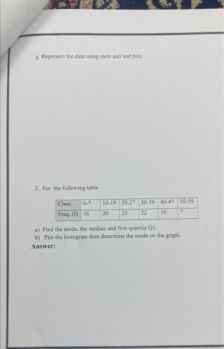 Solved 1. Which of the following statistics are measures of | Chegg.com